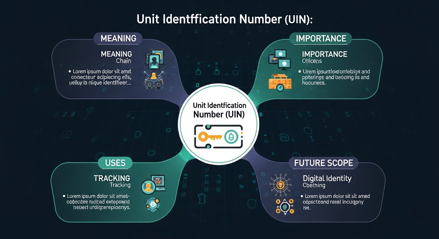 Unit Identification Number (UIN): Meaning, Importance, Uses, and Future ...